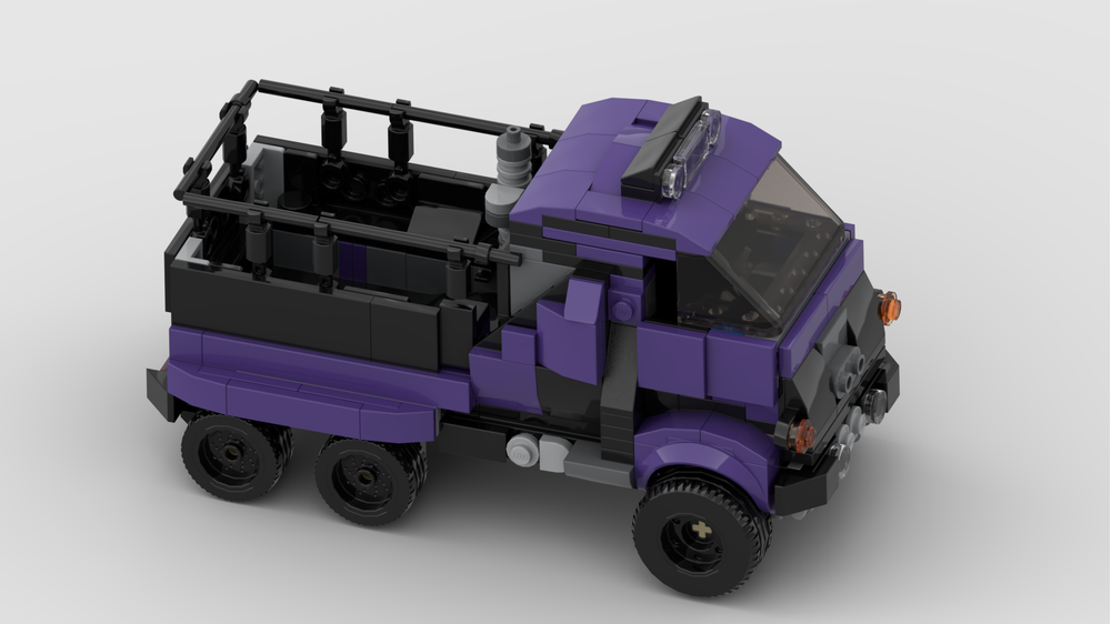 LEGO MOC Purple Truck by dmb | Rebrickable - Build with LEGO
