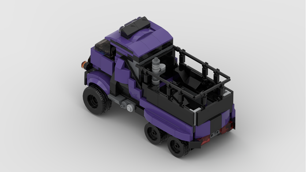 LEGO MOC Purple Truck by dmb | Rebrickable - Build with LEGO
