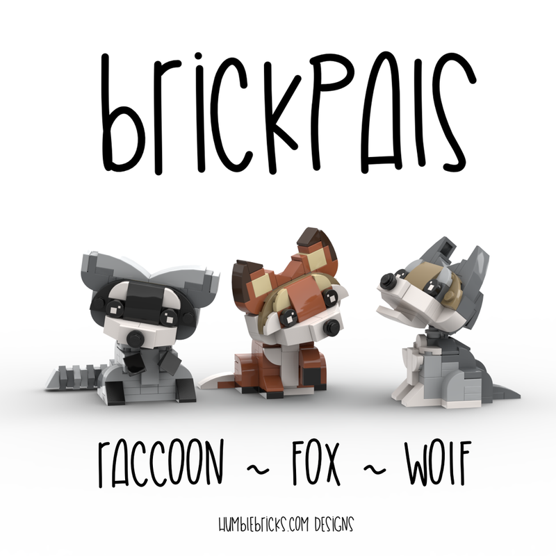 Lego Moc Brickpals Trio By Miro Rebrickable Build With Lego
