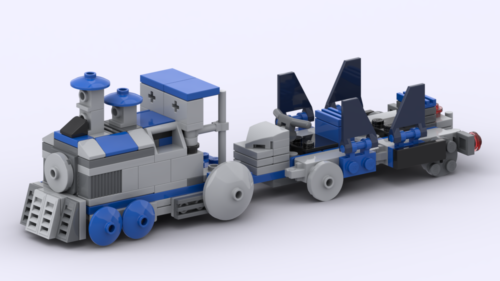 Lego Moc Train And Waggon By Agent Orange Rebrickable Build With Lego