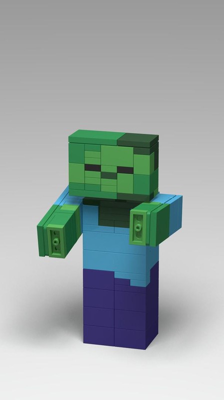 LEGO MOC Zombie Minecraft by cod1 | Rebrickable - Build with LEGO