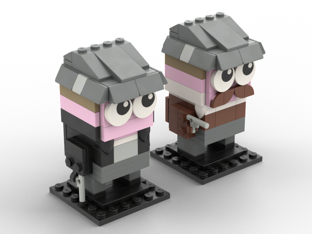 LEGO MOC Thomas & Arthur Shelby Brickheadz by blues-lego | Rebrickable ...