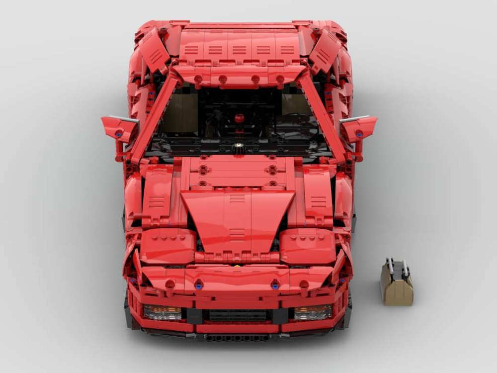 LEGO MOC Ferrari Testarossa 1:8 scale by Don_Santos | Rebrickable ...