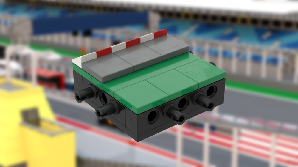 LEGO MOC Modular Midi Race Track Straight by Hangarbay24 | Rebrickable ...