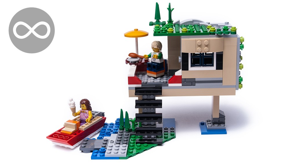 LEGO MOC 31067 summer house at water by Keep On Bricking | Rebrickable ...