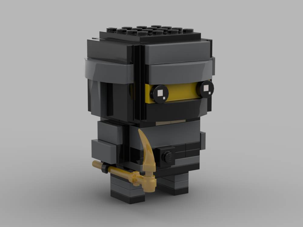 Lego Moc Cole Brickheadz By Makary Rebrickable Build With Lego