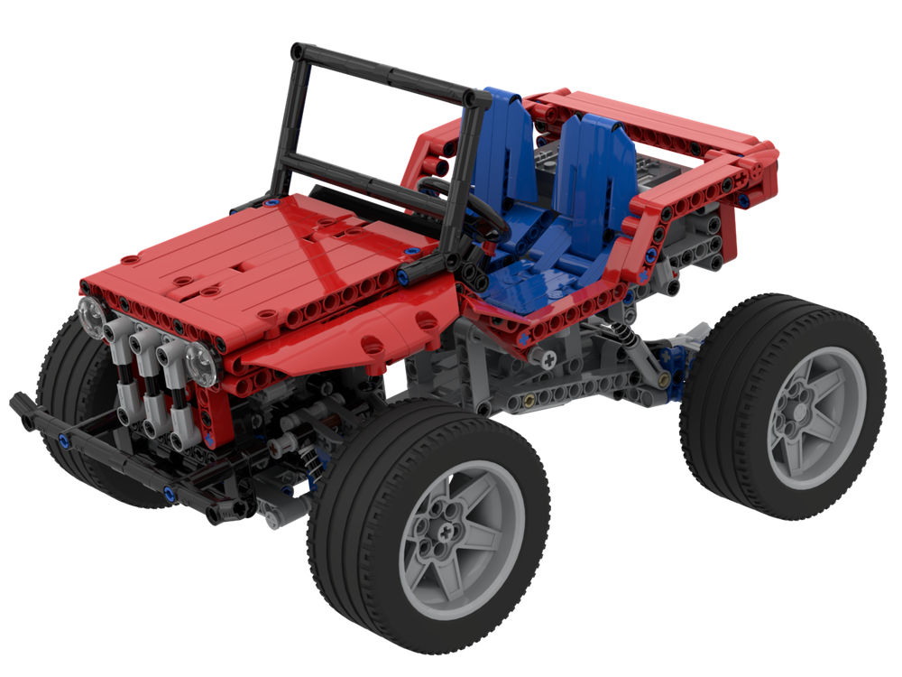 LEGO MOC 8865 New Jeep RC by mla2 | Rebrickable - Build with LEGO