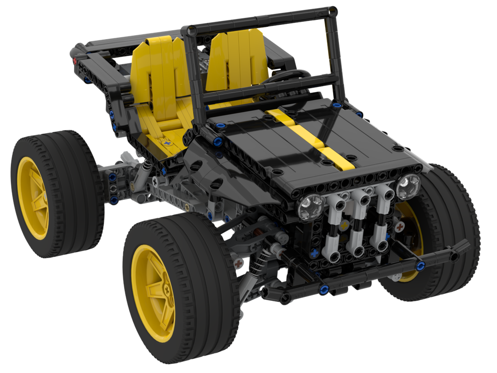 LEGO MOC 8865 New Jeep RC by mla2 | Rebrickable - Build with LEGO