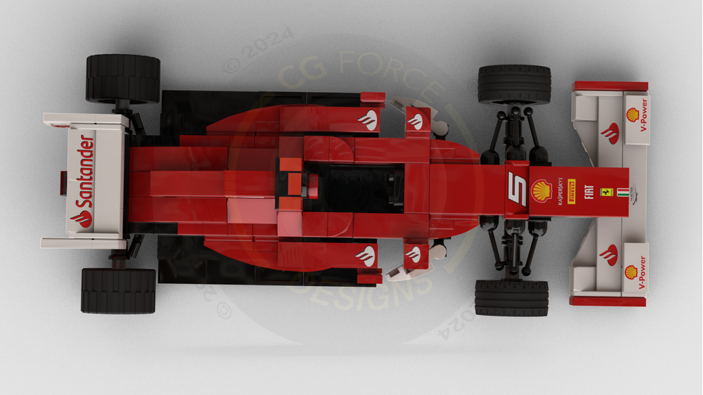 LEGO MOC F1 Ferrari F2012 by CGForceDesigns | Rebrickable - Build with LEGO
