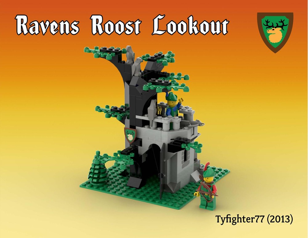 LEGO MOC Ravens Roost Lookout by Tyfighter77 | Rebrickable - Build with ...