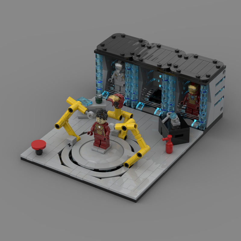 LEGO MOC Iron Man - Suit up by WinddMatthew | Rebrickable - Build with LEGO
