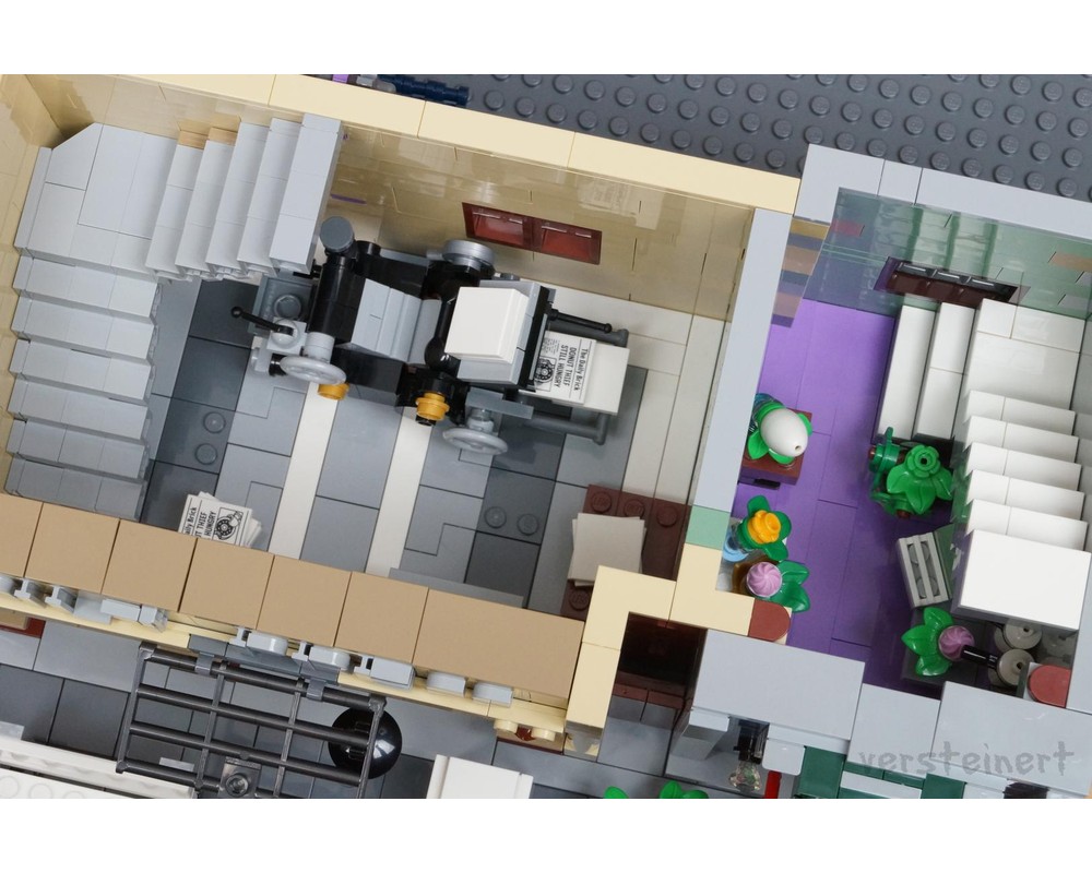 LEGO MOC 10278 - The Daily Press - Modular Newspaper Print Shop - non ...