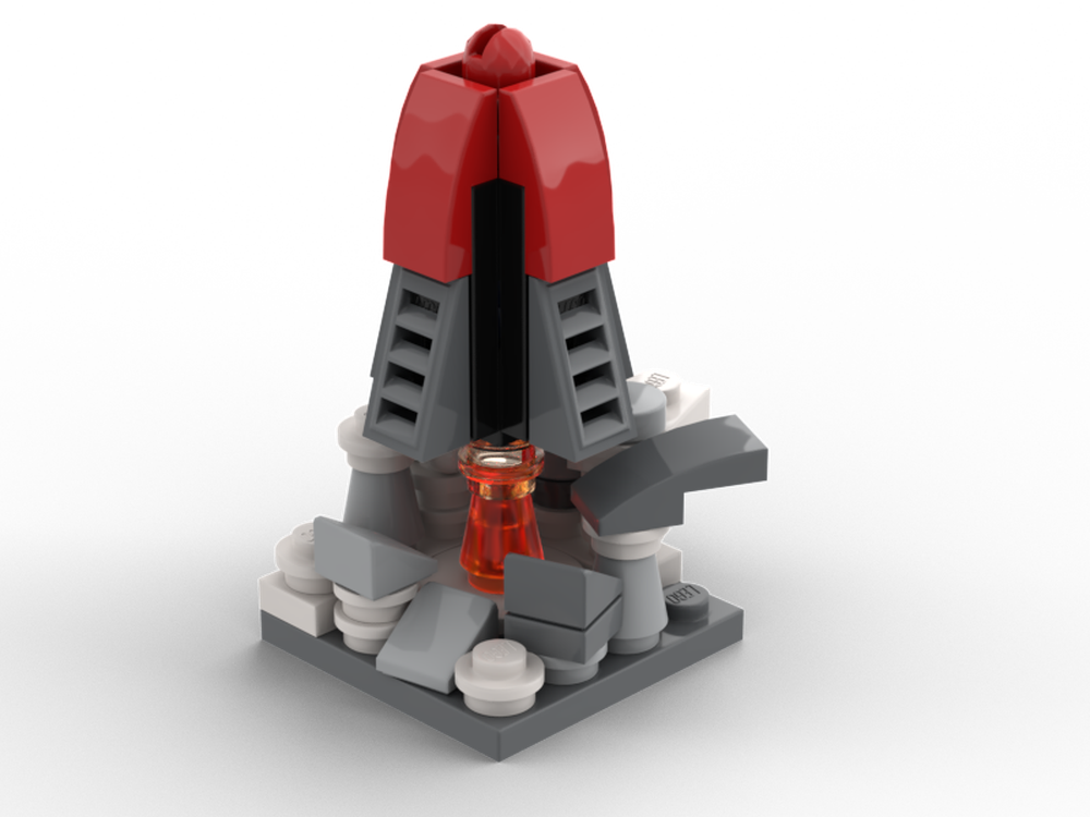 LEGO MOC Rocket with the Smoke Effect by BrickStudio@ | Rebrickable ...