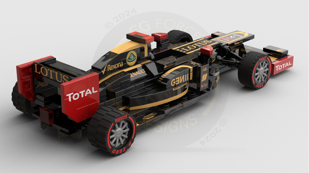 LEGO MOC F1 Lotus E20 by CGForceDesigns | Rebrickable - Build with LEGO