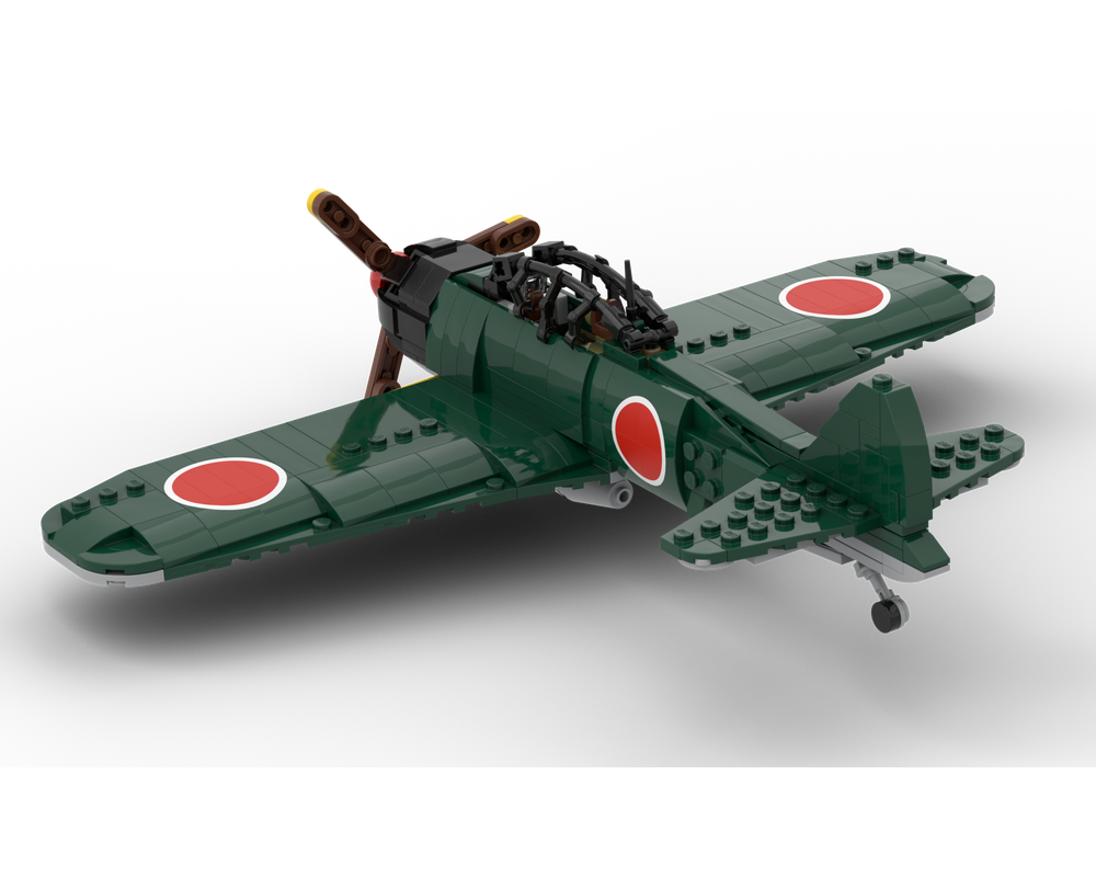 LEGO MOC A6M Zero by model hangar | Rebrickable - Build with LEGO