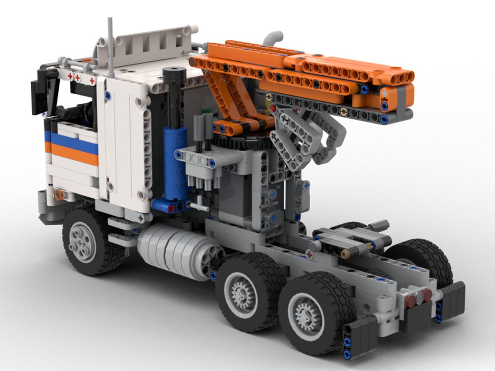 LEGO MOC RC Logging Truck (Control+) by time-hh | Rebrickable - Build ...