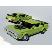 LEGO MOC 1971 Plymouth Road Runner by bo.bricks | Rebrickable - Build ...