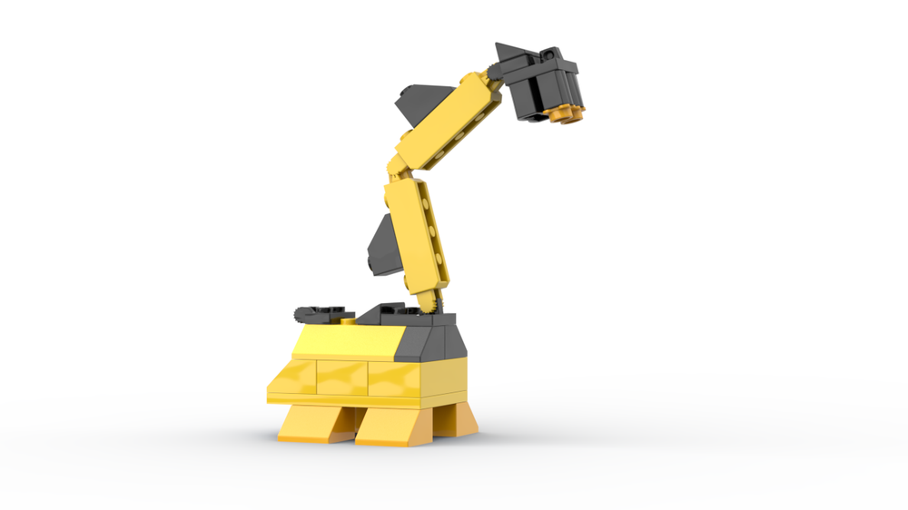 Lego Moc 10698 Yellow Dinosaur By Lenarex Rebrickable Build With Lego