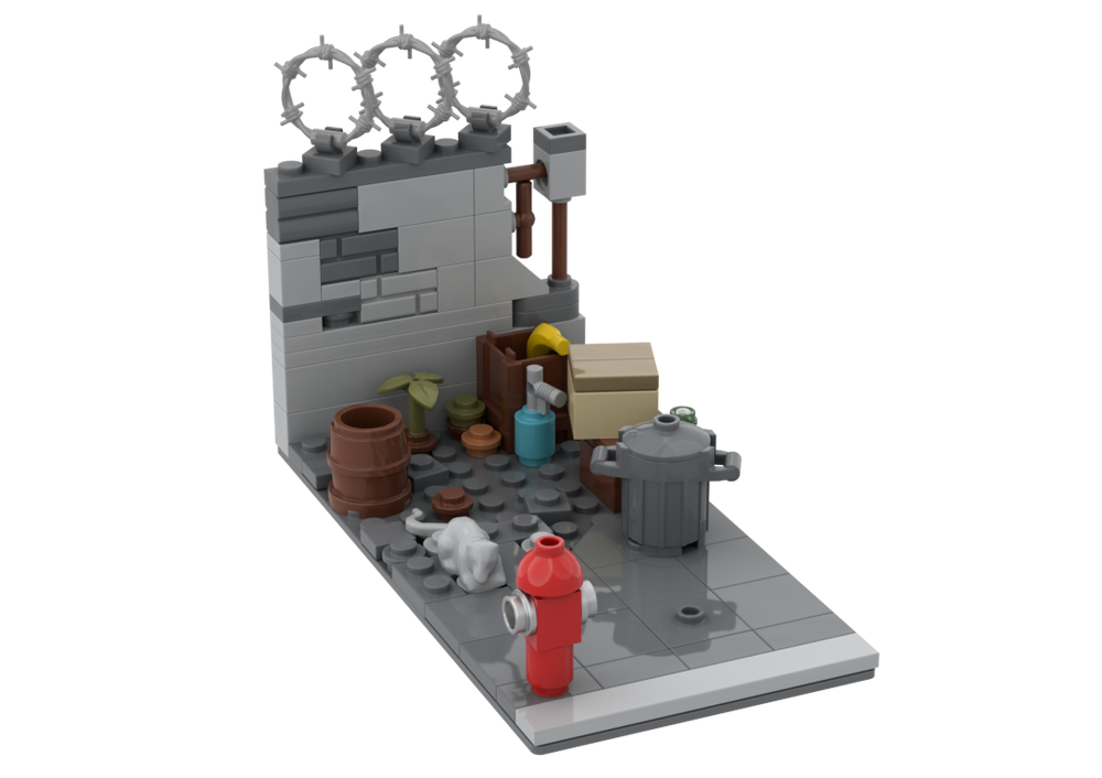 LEGO MOC Dead-End Alley by vincerp | Rebrickable - Build with LEGO
