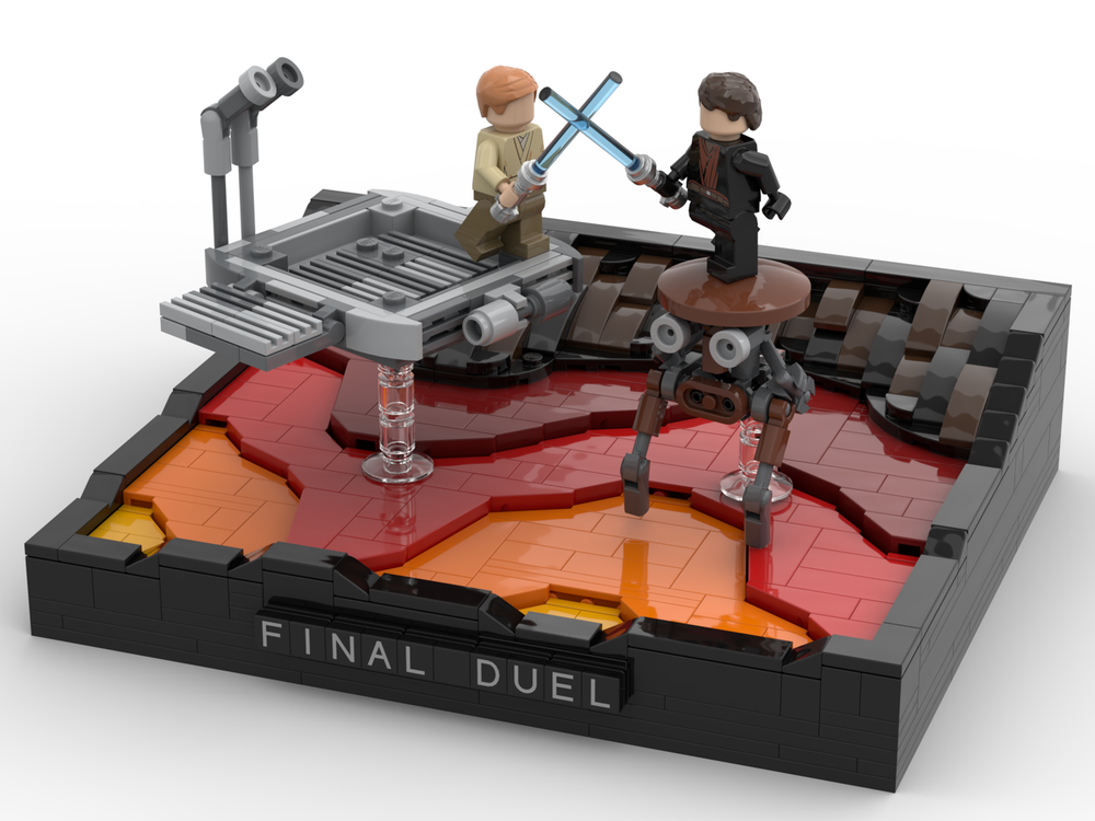 LEGO MOC Duel On Mustafar - Final Duel Scene by The_Minikit_Guy ...