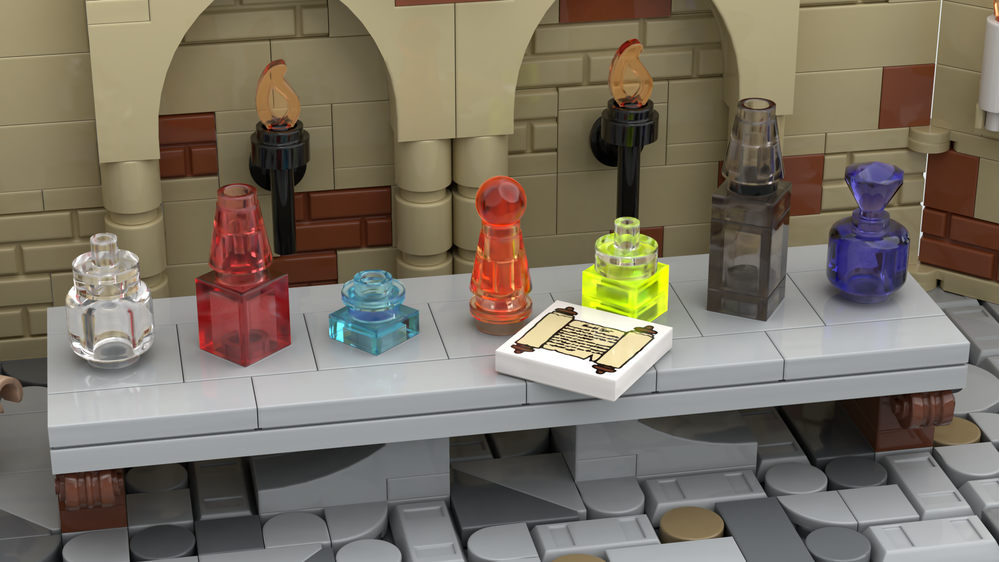 LEGO MOC Severus Snape's Potion Riddle by legoalfactotum | Rebrickable ...