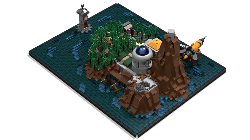 LEGO MOC MYST Island by Desiera | Rebrickable - Build with LEGO
