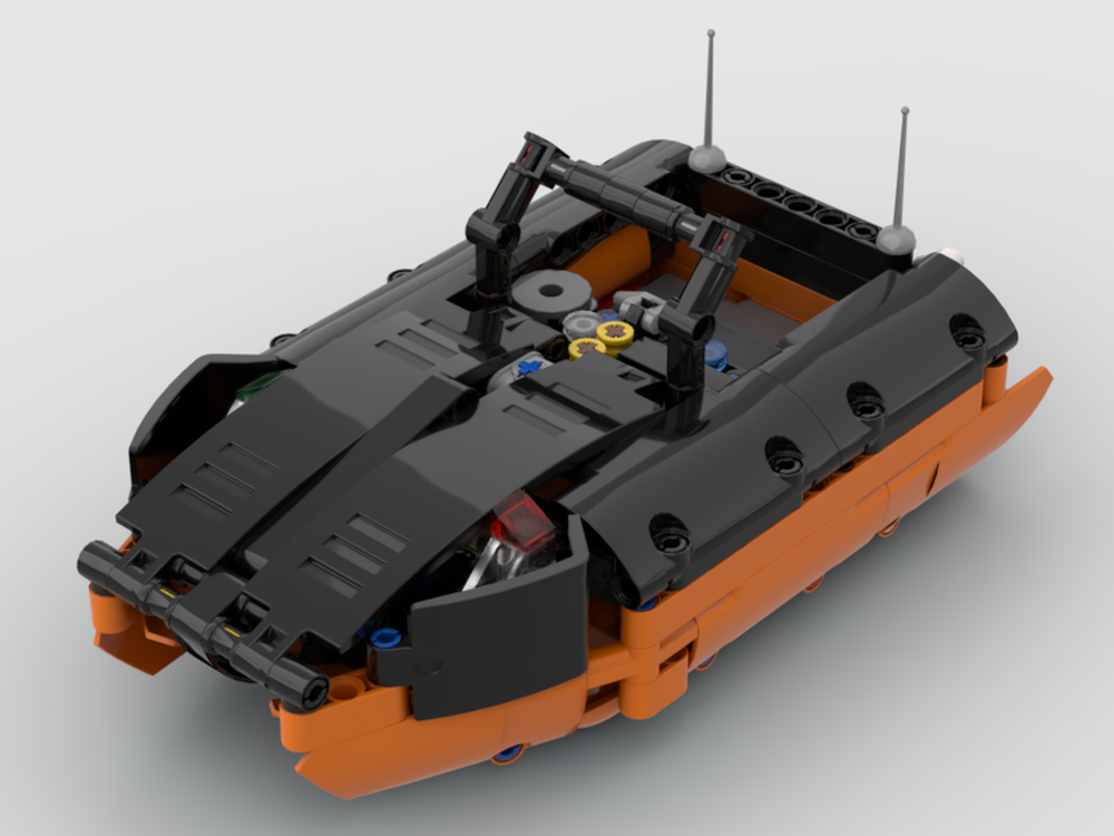 LEGO MOC 42120 Motorboat by artemisovsky | Rebrickable - Build with LEGO