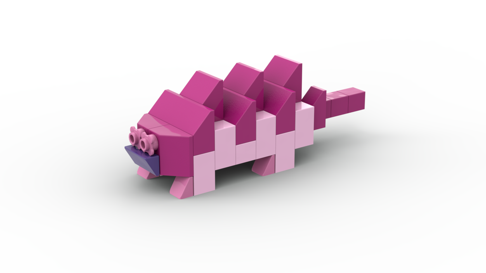 LEGO MOC 10698 Magenta dinosaur by Lenarex | Rebrickable - Build with LEGO