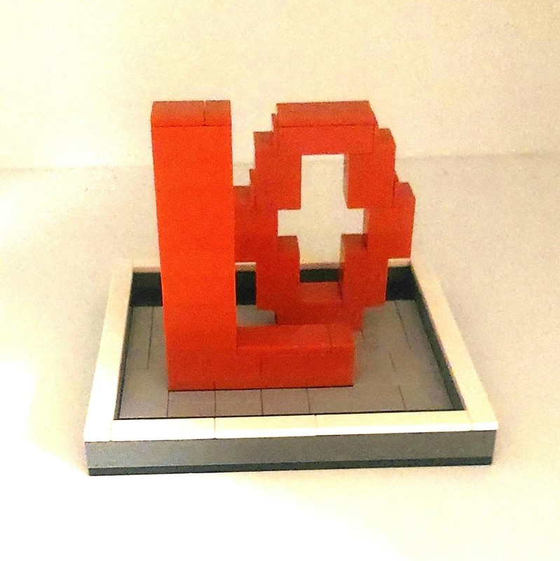 Lego Moc Valentines Love Statue By Klavyalessk Rebrickable Build