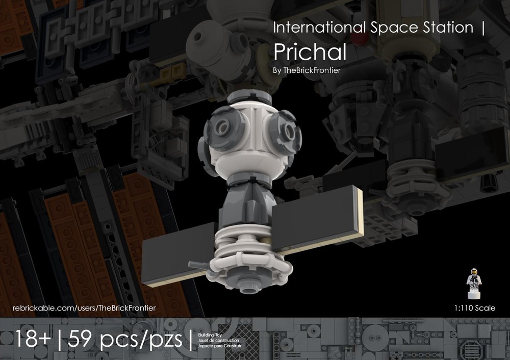 LEGO MOC Prichal - International Space Station - 1:110 Scale by TheBrickFrontier | Rebrickable ...