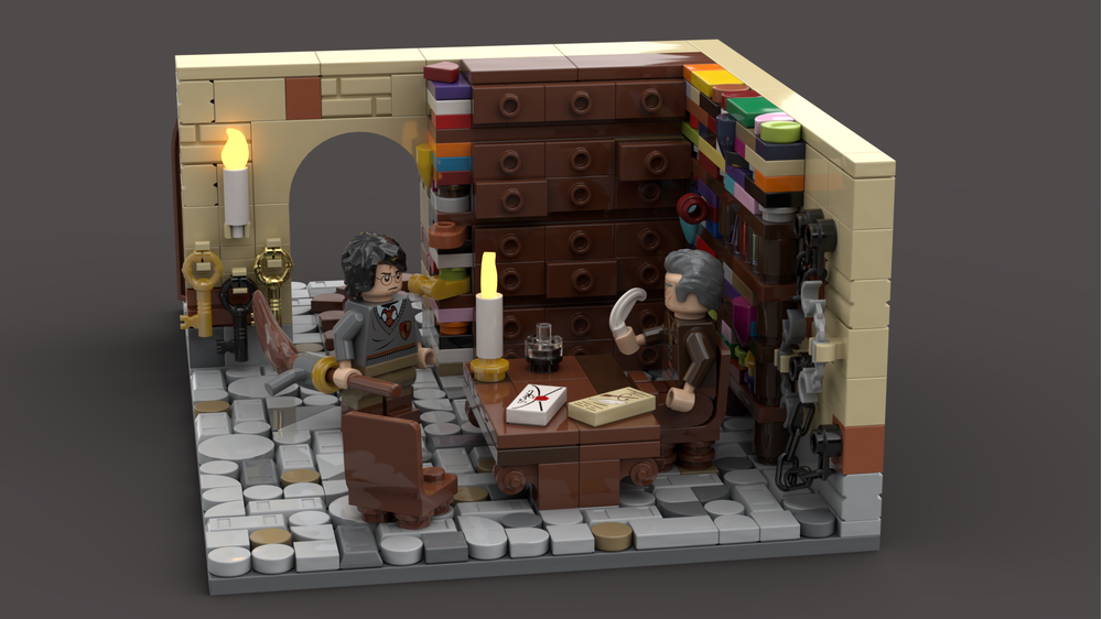 LEGO MOC Harry Potter at Caretaker Argus Filch's office by ...