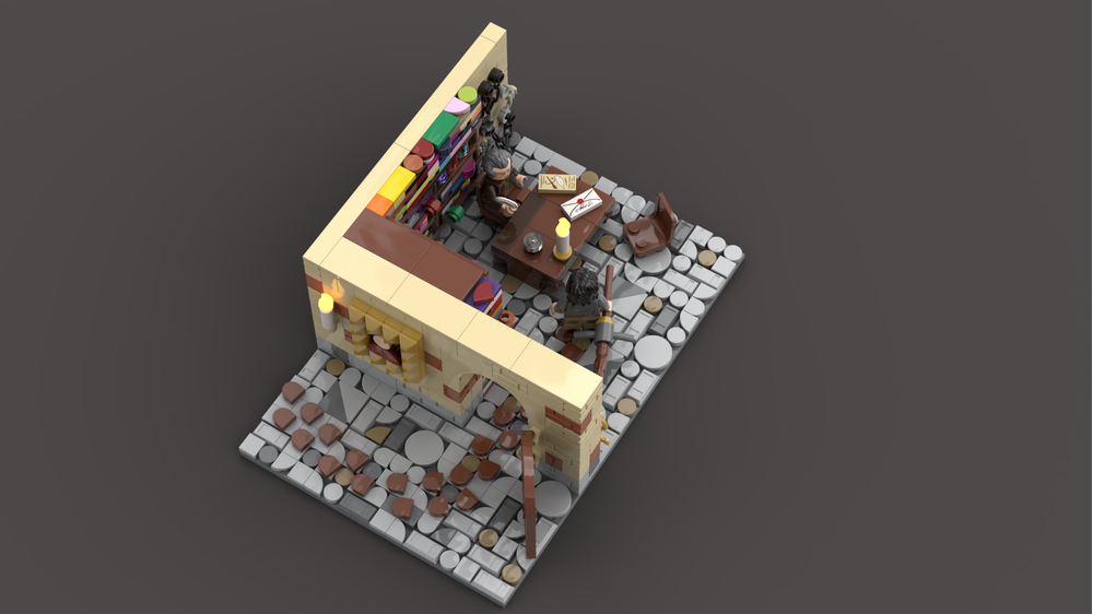 LEGO MOC Harry Potter at Caretaker Argus Filch's office by ...