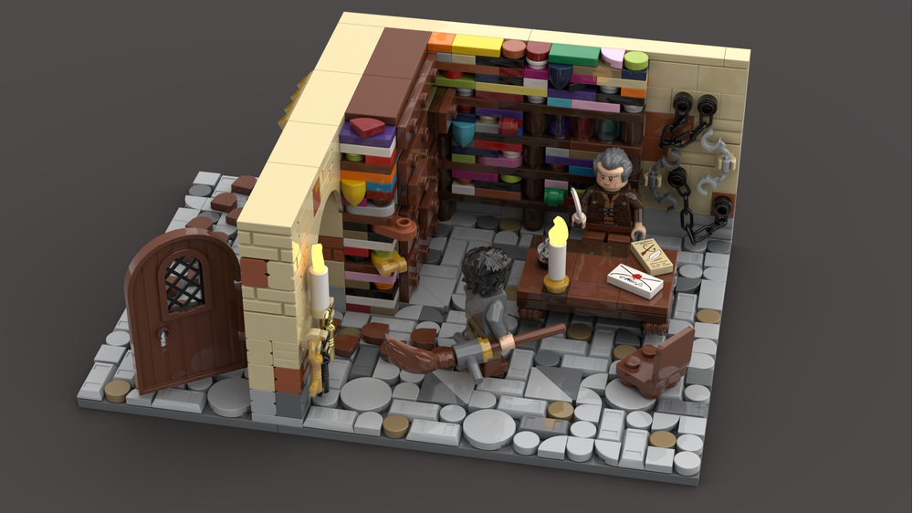 LEGO MOC Harry Potter at Caretaker Argus Filch's office by ...