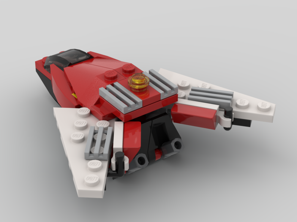 LEGO MOC Red Fly Cargo by insaneadj | Rebrickable - Build with LEGO