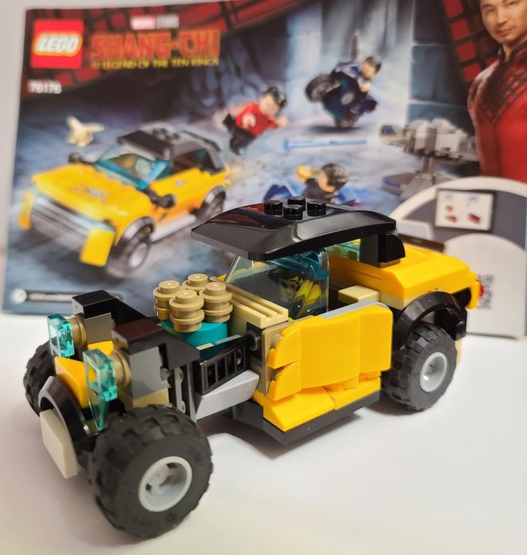 LEGO MOC 76176 Yellow Hot Rod by xlash0909 | Rebrickable - Build with LEGO