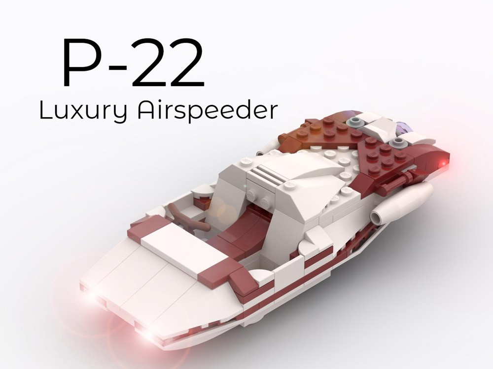 LEGO MOC P-22 Luxury Airspeeder by Galaxy 12 Imports | Rebrickable ...