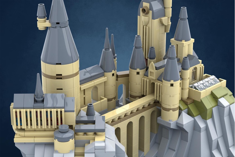 LEGO MOC Nanoscale Hogwarts by satch07 | Rebrickable - Build with LEGO