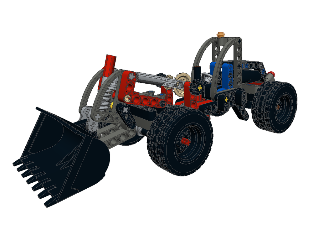 LEGO MOC 42061 Front Loader by BrickMan7 | Rebrickable - Build with LEGO