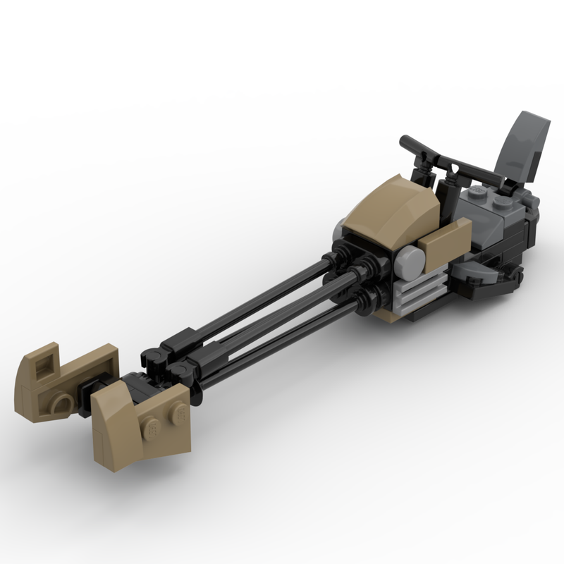 LEGO MOC Boba's Swoop Bike by scruffybrickherder | Rebrickable - Build ...