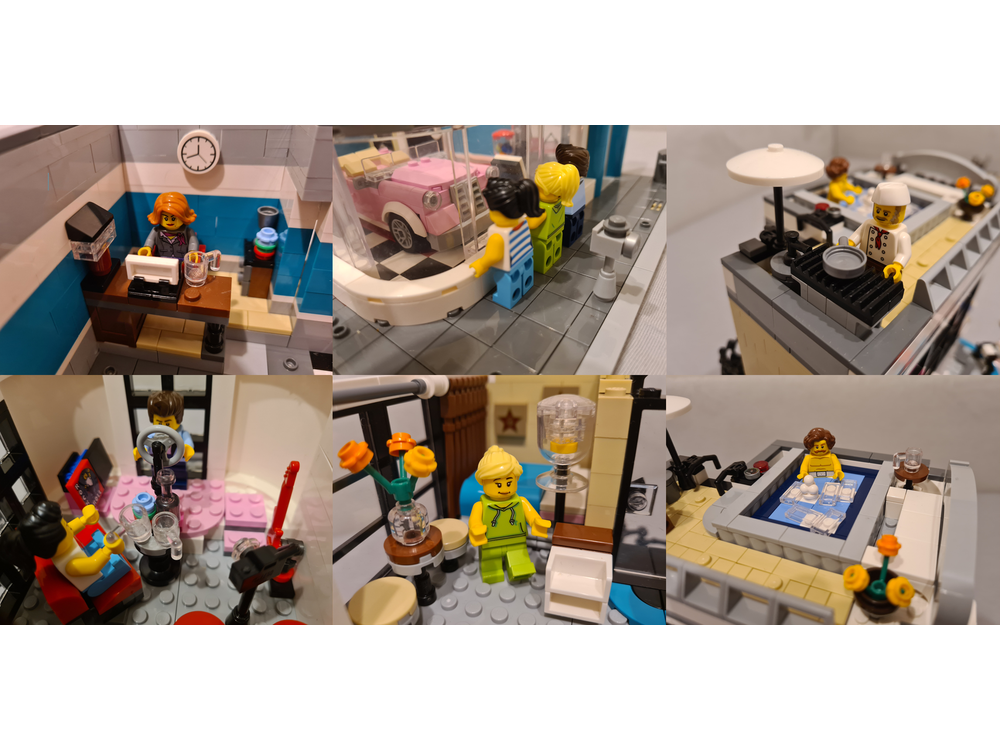 LEGO MOC-97835 Car Dealership - 10260 Downtown Diner Alternative Build ...