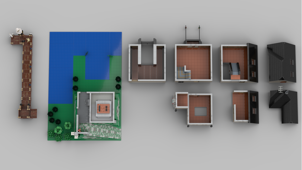 LEGO MOC Coast Guard Station by zero_g_is_fun | Rebrickable - Build ...