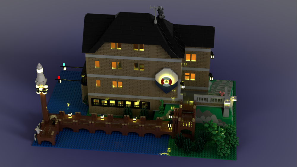 LEGO MOC Coast Guard Station by zero_g_is_fun | Rebrickable - Build ...