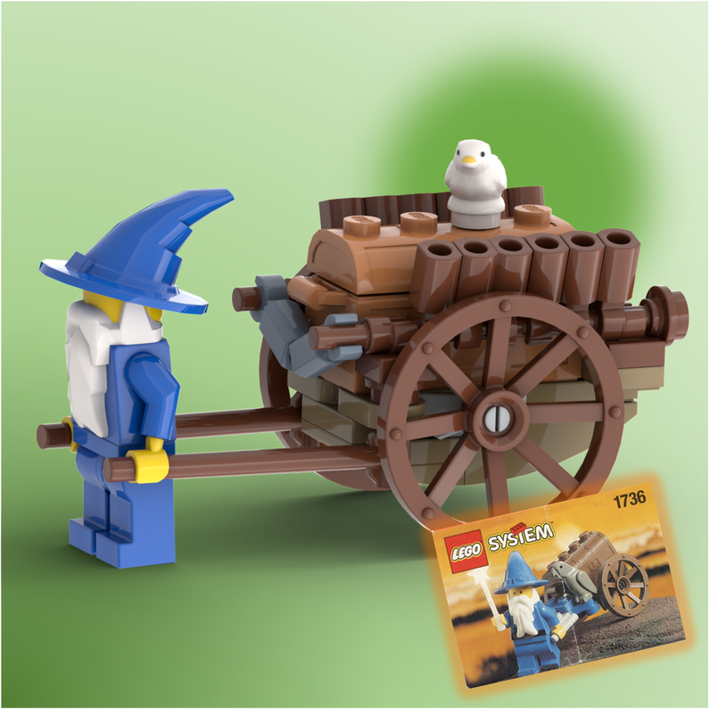 LEGO MOC Majistos Cart - 1736 by the_bricked_cave | Rebrickable - Build ...