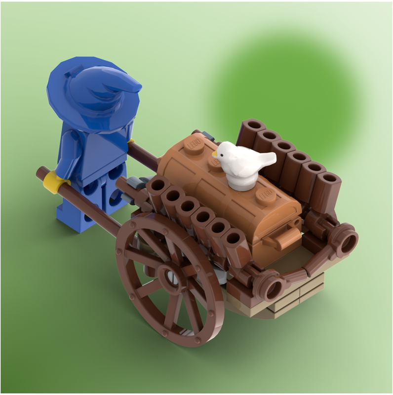 LEGO MOC Majistos Cart - 1736 by the_bricked_cave | Rebrickable - Build ...
