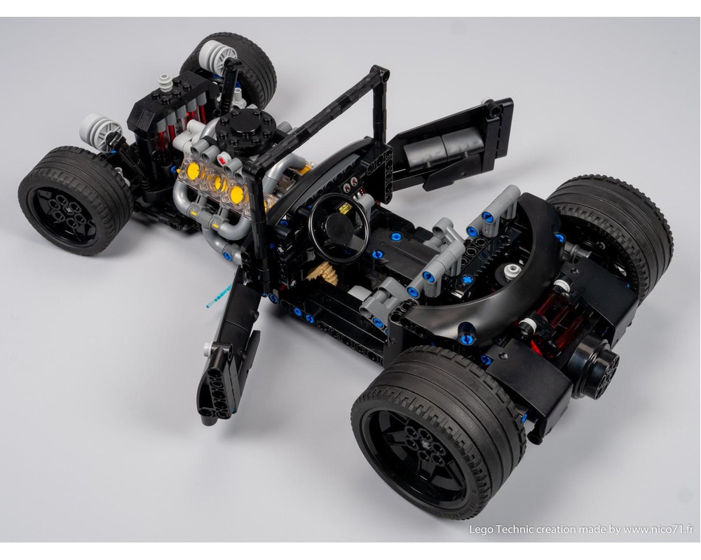 LEGO MOC 42127 Model B - Bucket Hot Rod by Nico71 | Rebrickable - Build ...