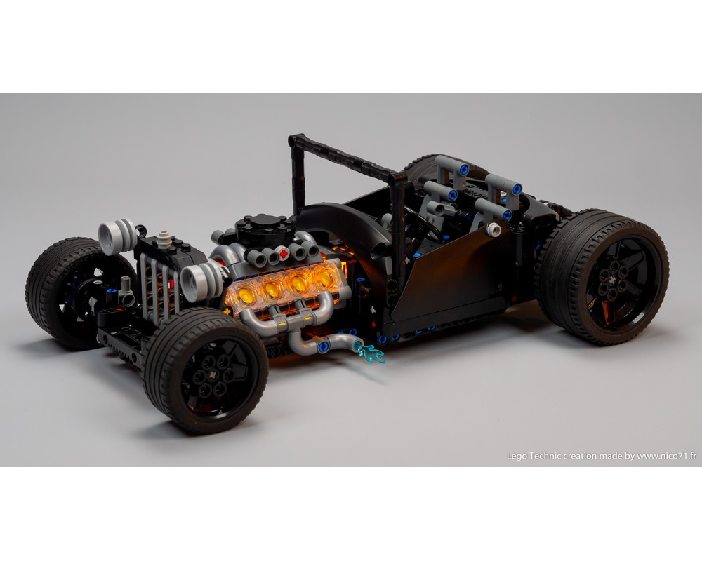 LEGO MOC 42127 Model B - Bucket Hot Rod by Nico71 | Rebrickable - Build ...