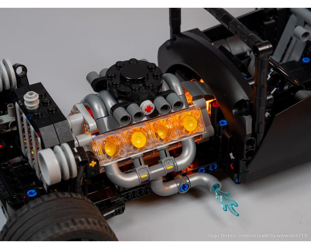 LEGO MOC 42127 Model B - Bucket Hot Rod by Nico71 | Rebrickable - Build ...