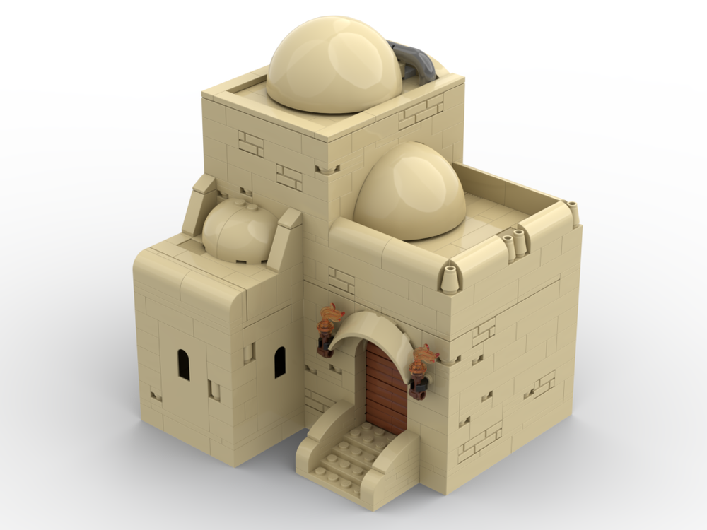 Lego Moc Tatooine Corner House Tat04 By Azzer86 Rebrickable Build