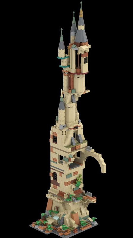 LEGO MOC Ruined tower by Speedy44Gonzales | Rebrickable - Build with LEGO