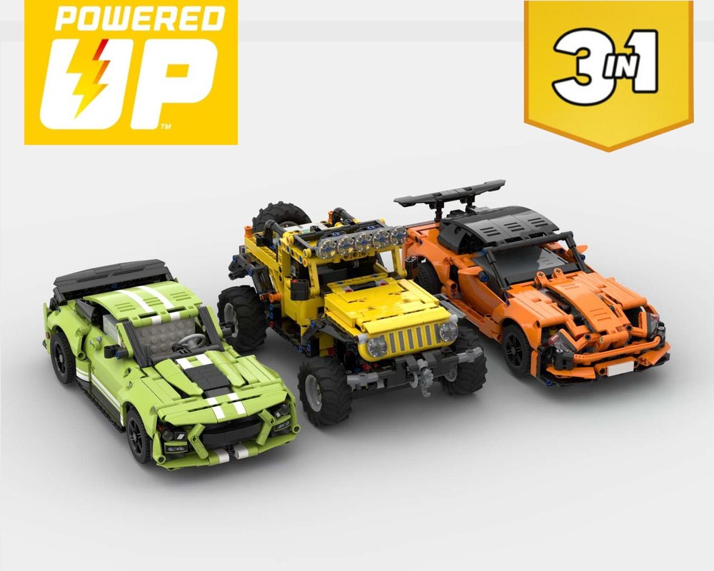 LEGO MOC 3IN1 RC/PU Mods Bundle by mkolar | Rebrickable - Build with LEGO
